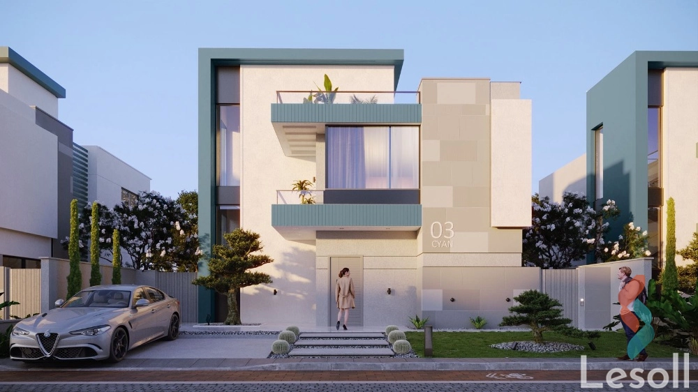 Twin house for sale with an area 270 meters and 6 rooms in C